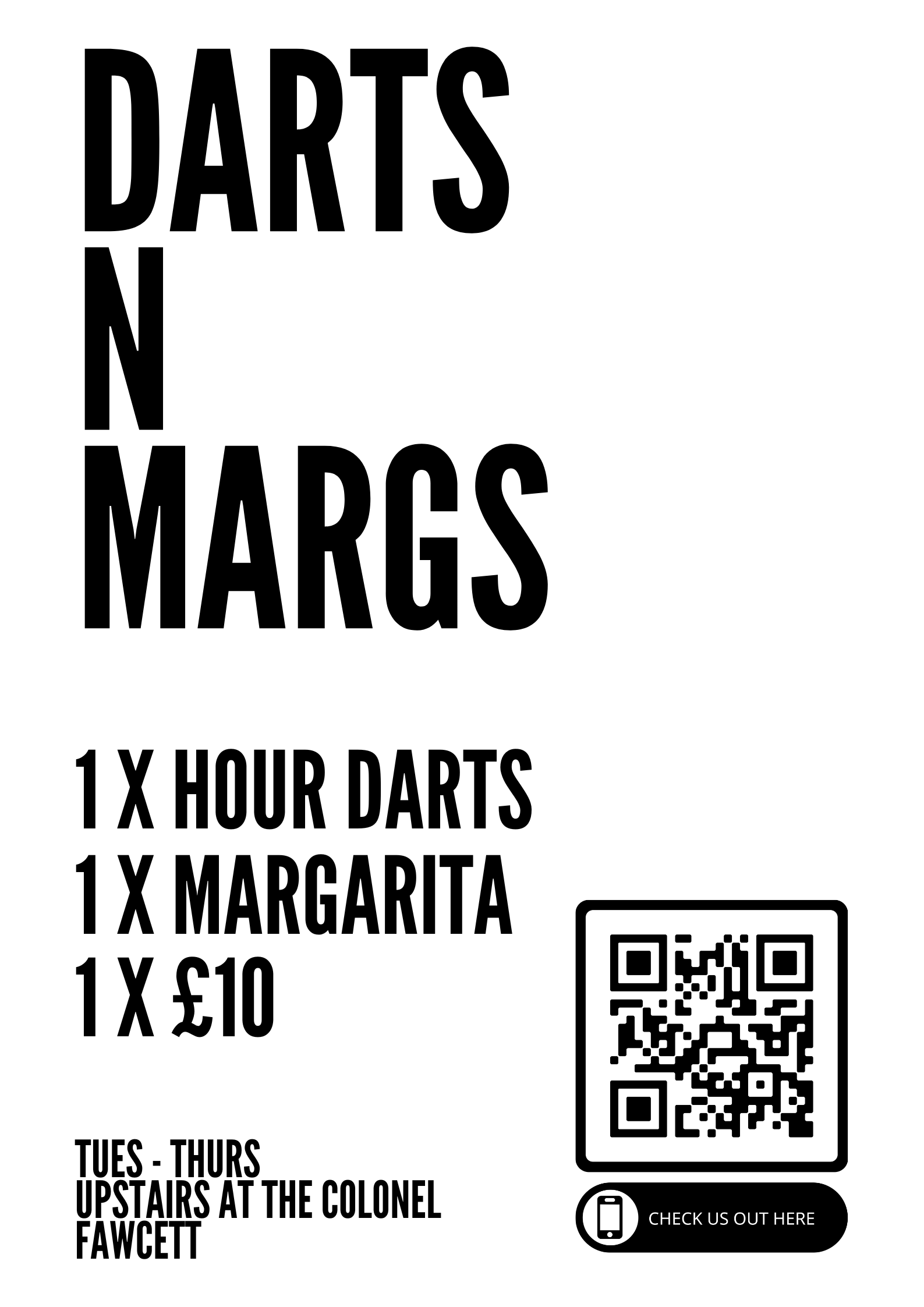 CAMDEN DARTS CLUB - The Colonel Fawcett